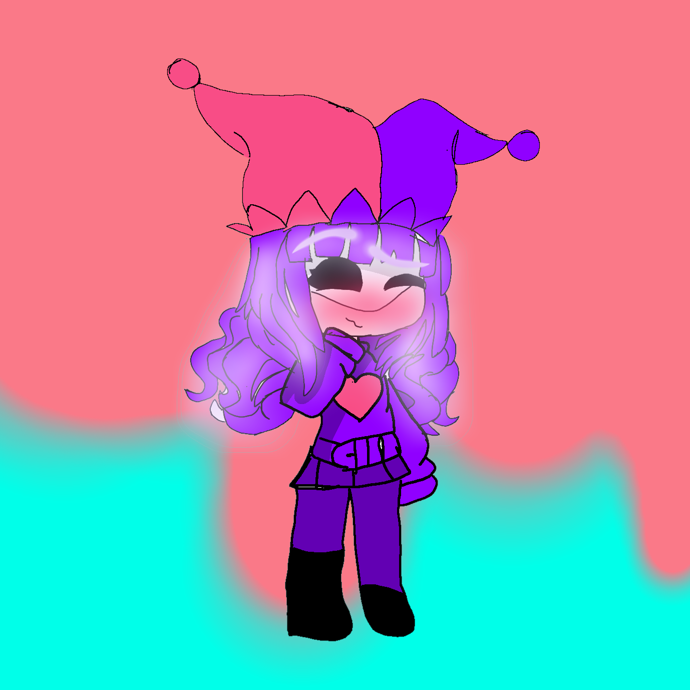 mi primer edit de gacha - ibisPaint