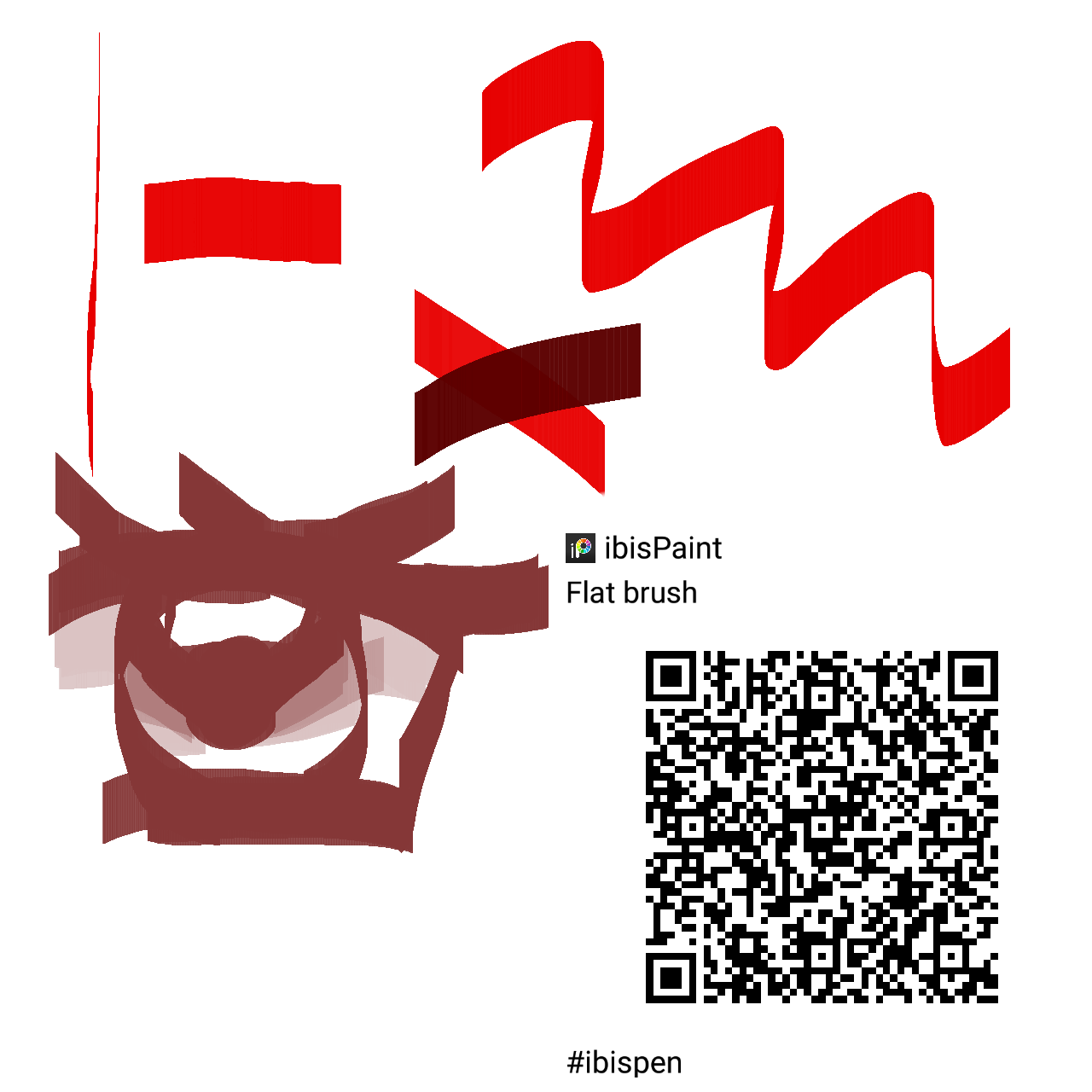 Flat brush - ibisPaint