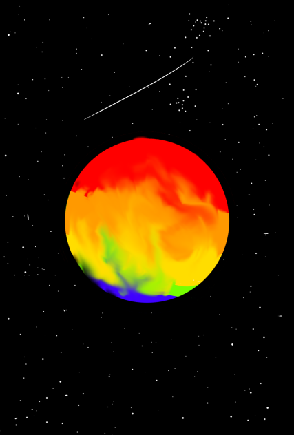 rainbow planet - ibisPaint