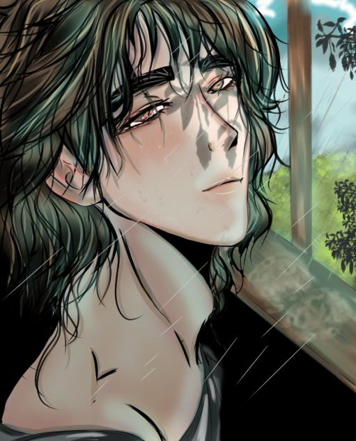 Comforting rain - ibisPaint