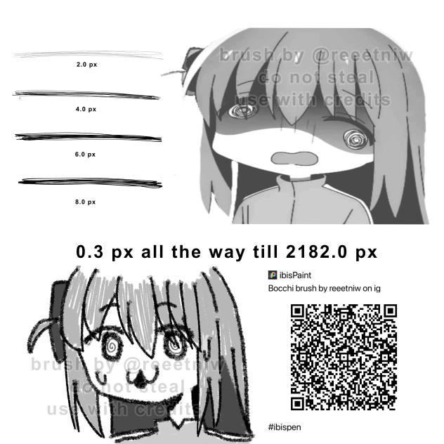 bocchi brush (by me) - ibisPaint