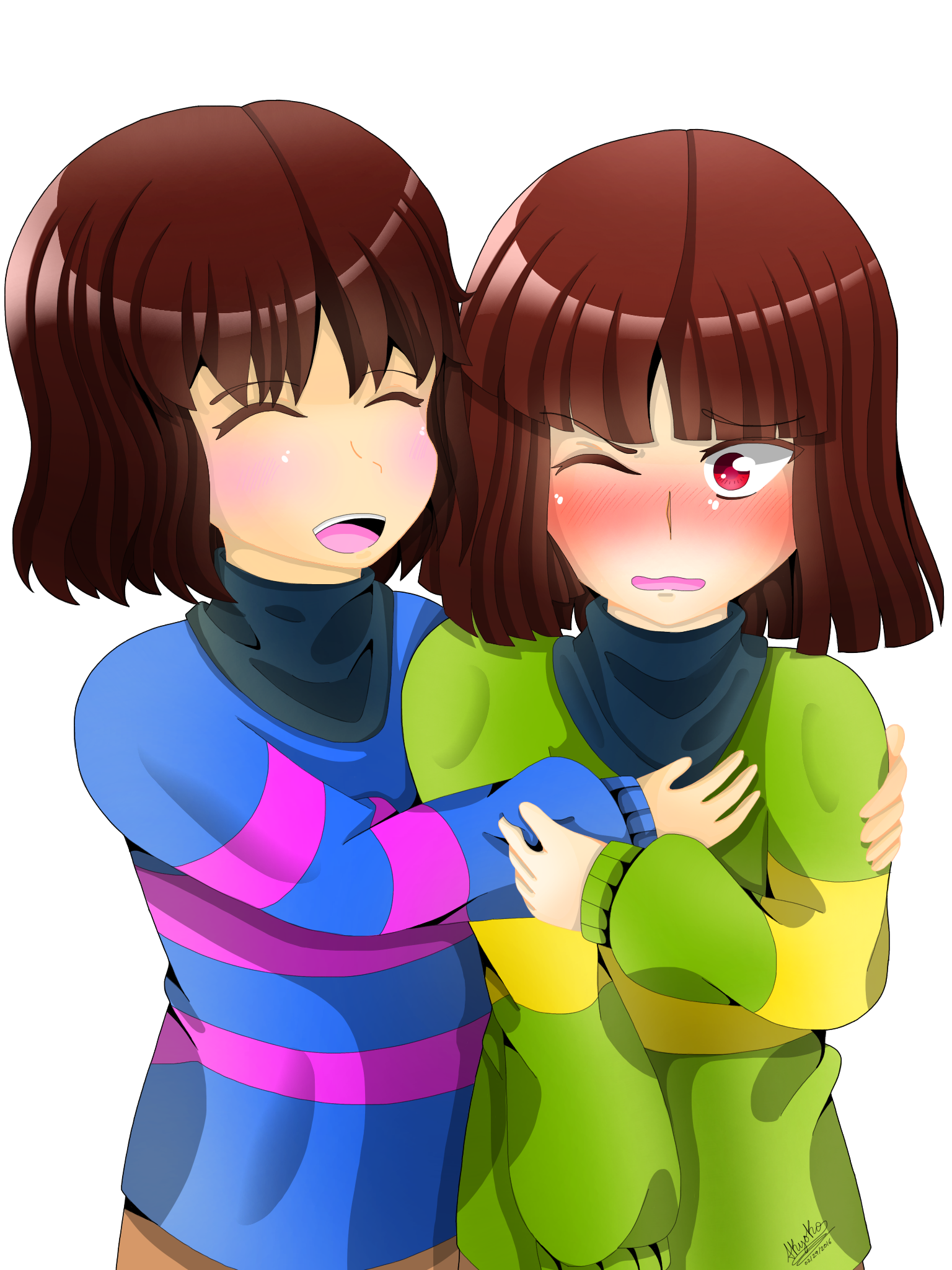 bad kids get love as punishment - ibisPaint