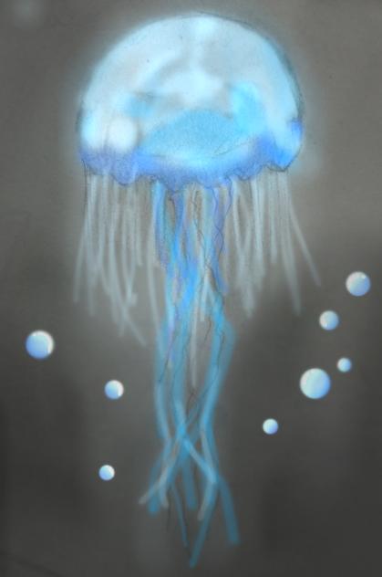 Blue Jellyfish 🩵 - ibisPaint