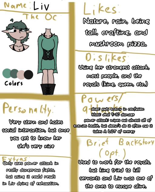 character sheet - ibisPaint