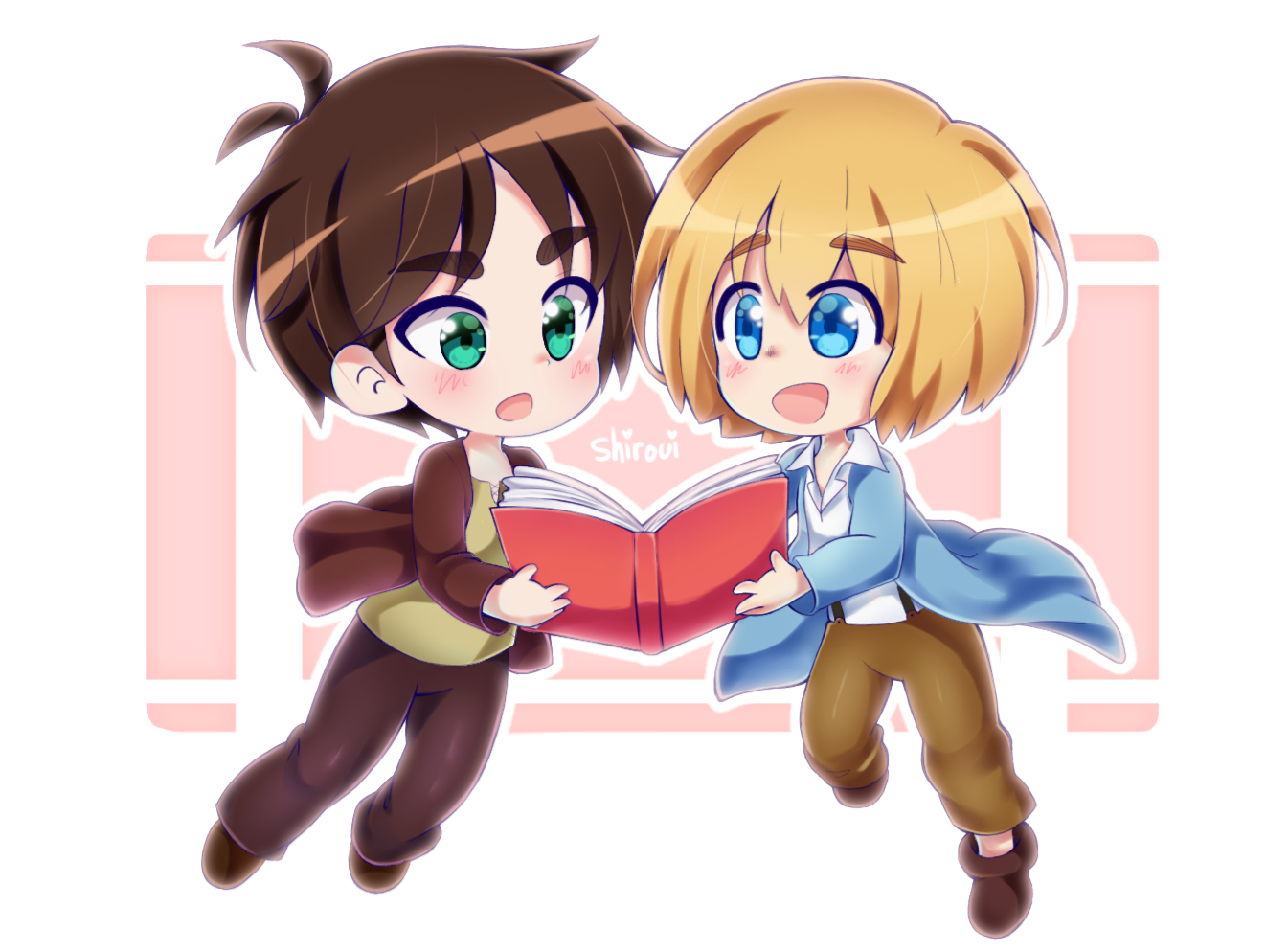 Eren & Armin AOT Book - ibisPaint