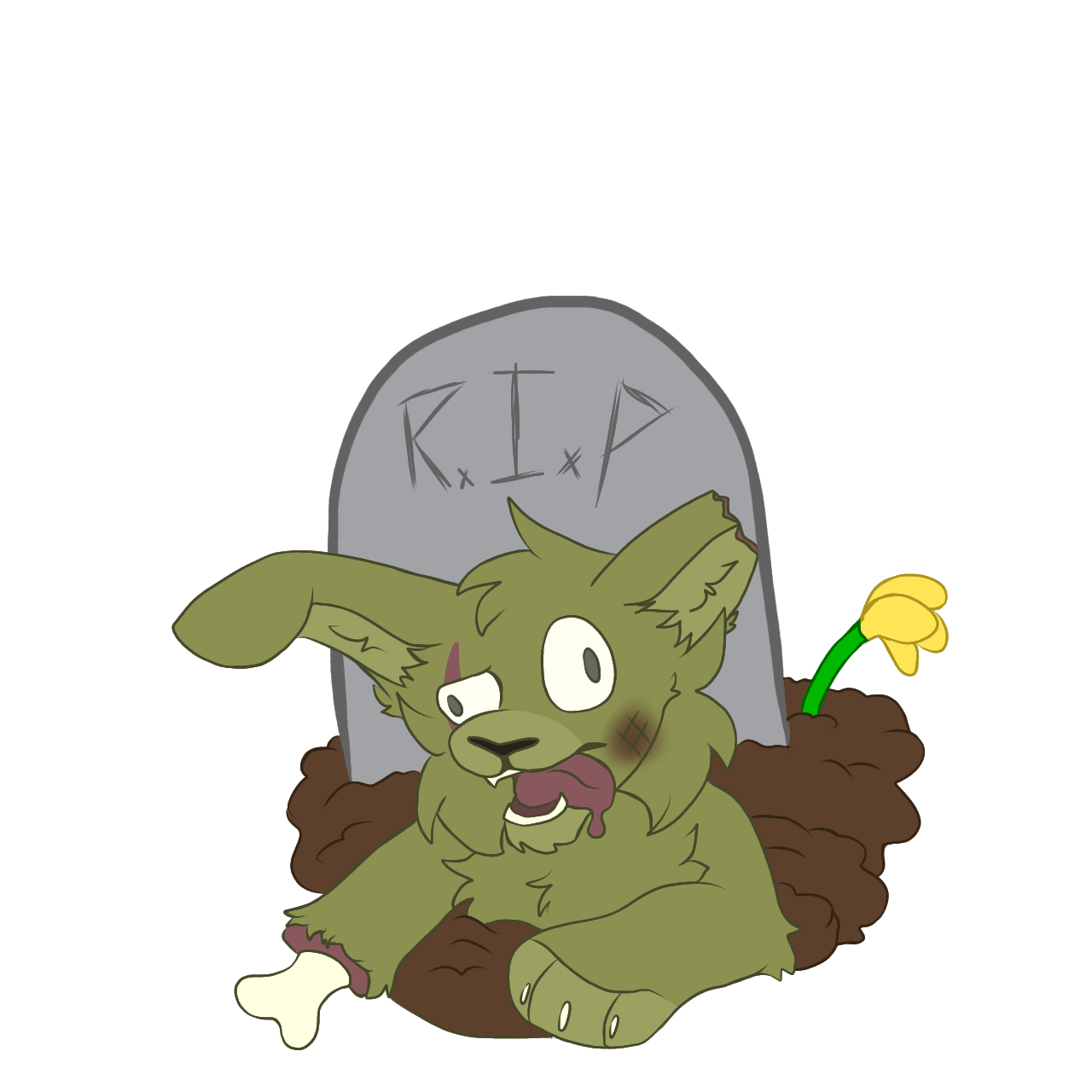 Man literally too angry to die - ibisPaint