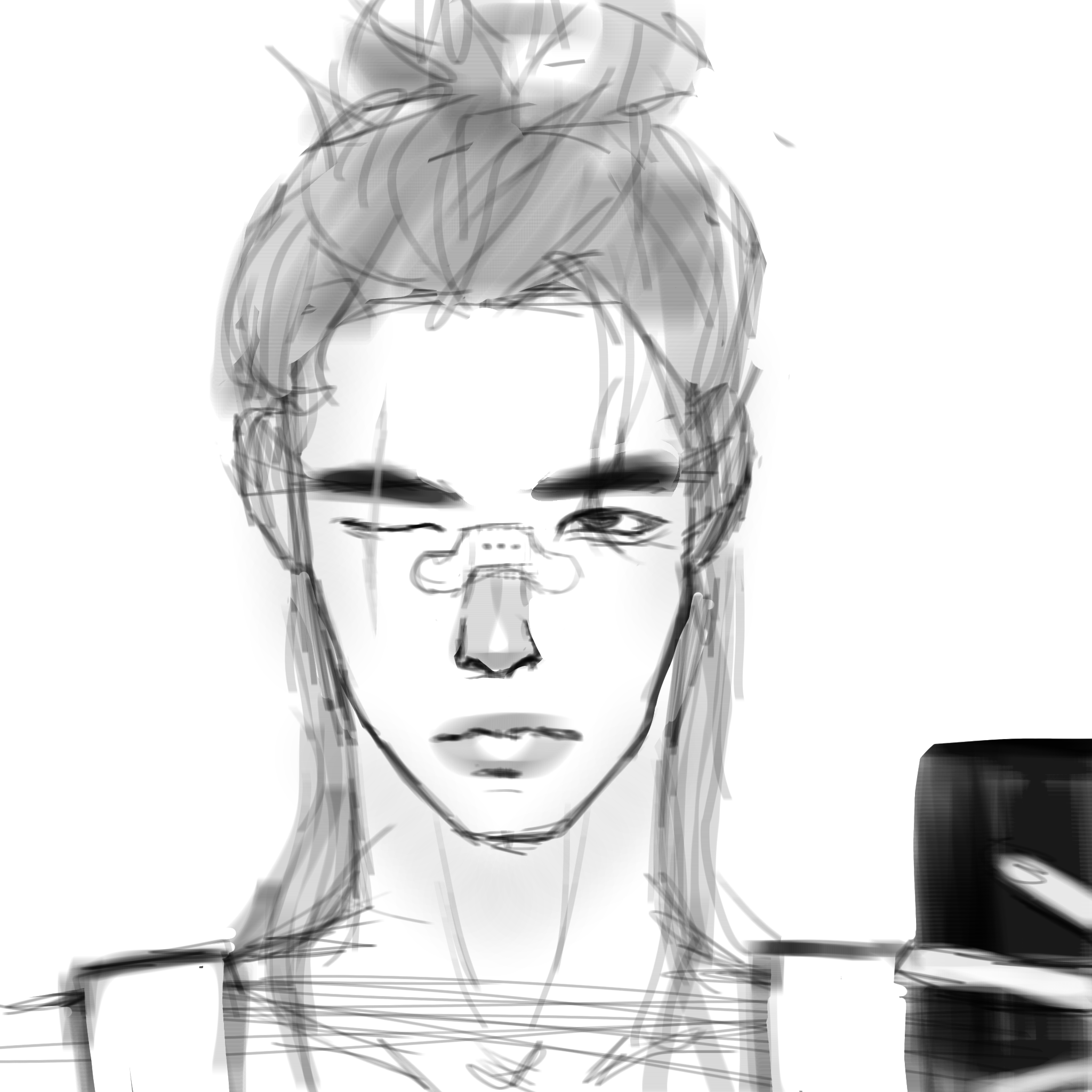 boy sketch - ibisPaint