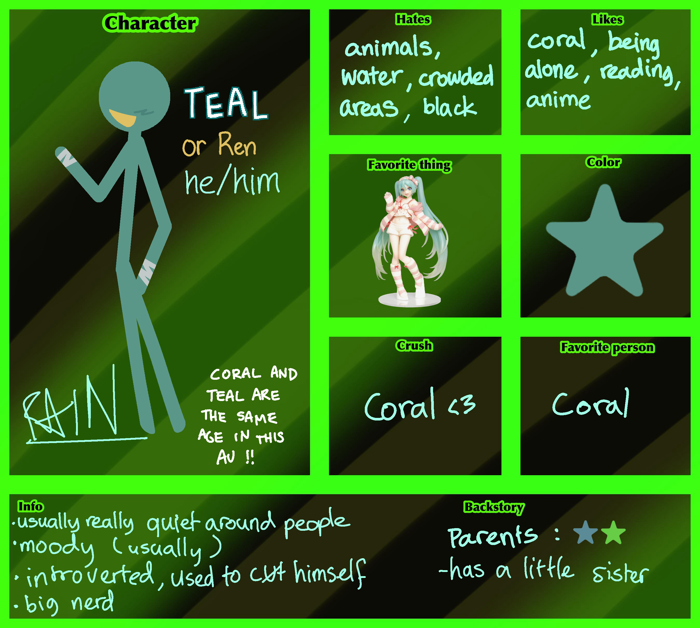 teal or ren! - ibisPaint