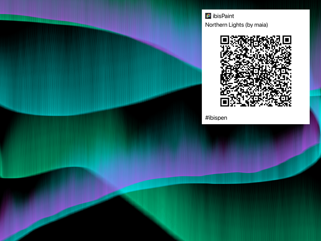 Northern lights - ibisPaint