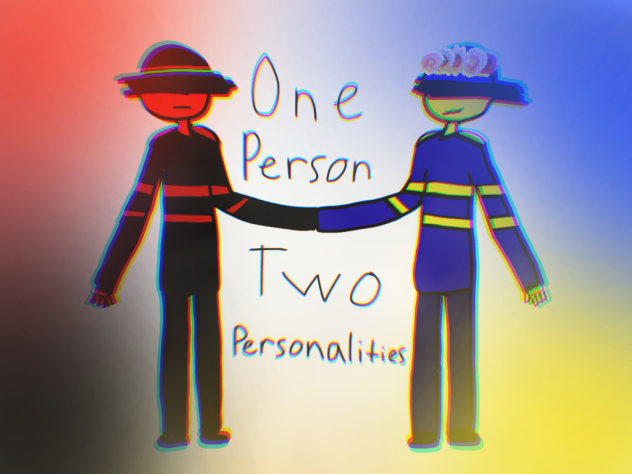 One Person Two Personalities - ibisPaint