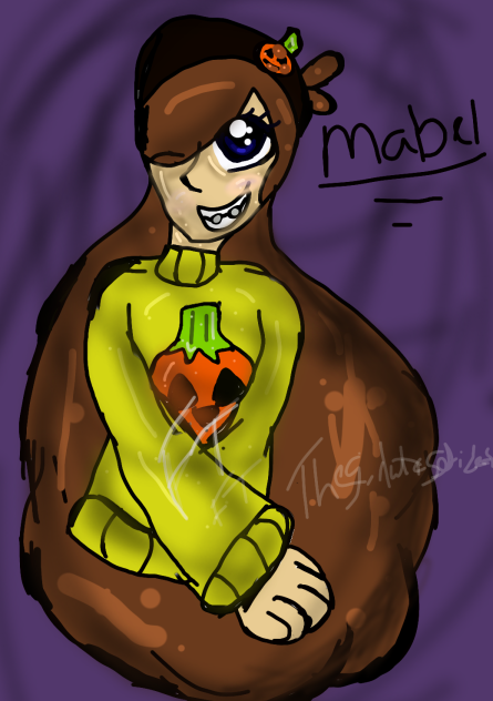 nspeed paint of Mable from gravity falls - ibisPaint