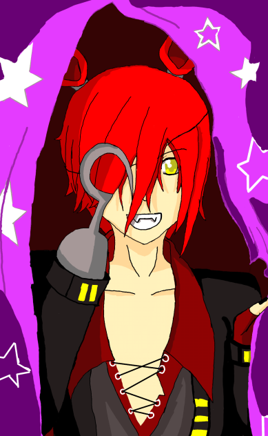 Human Foxy the pirate (Fnaf) - Ibispaint - ibisPaint