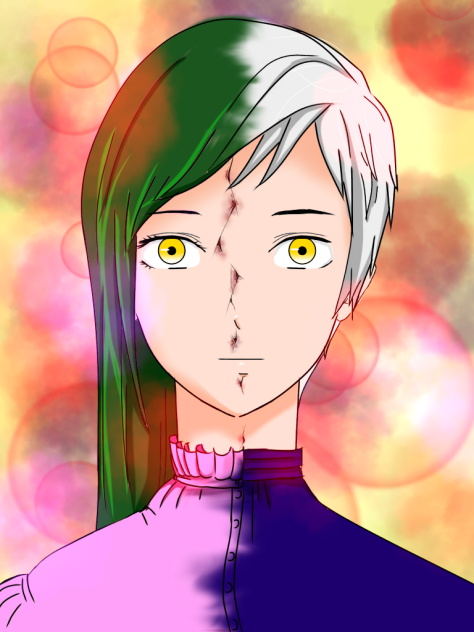 Half and half - ibisPaint