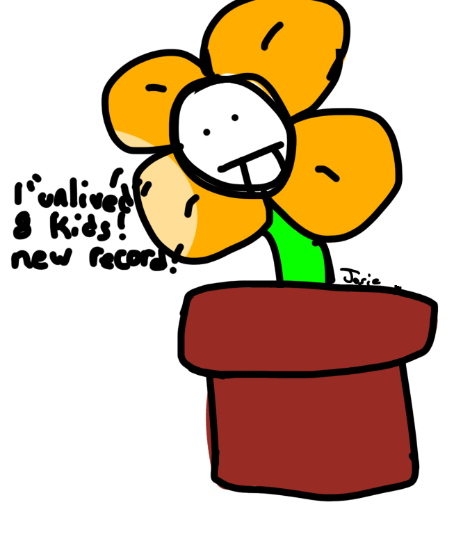 Flowey meme - ibisPaint
