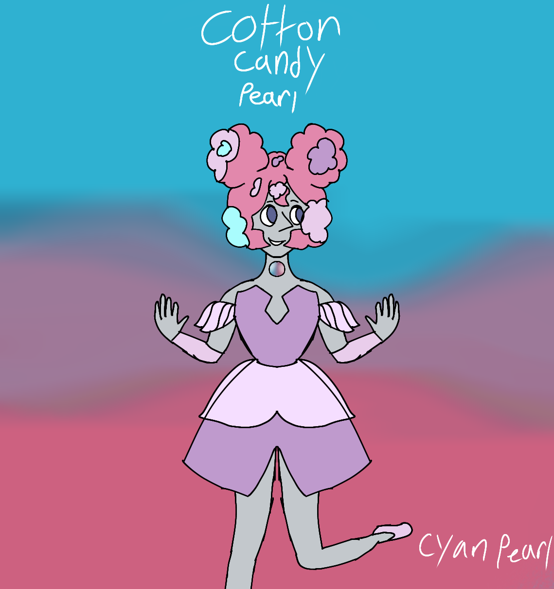 Cotton candy pearl - ibisPaint