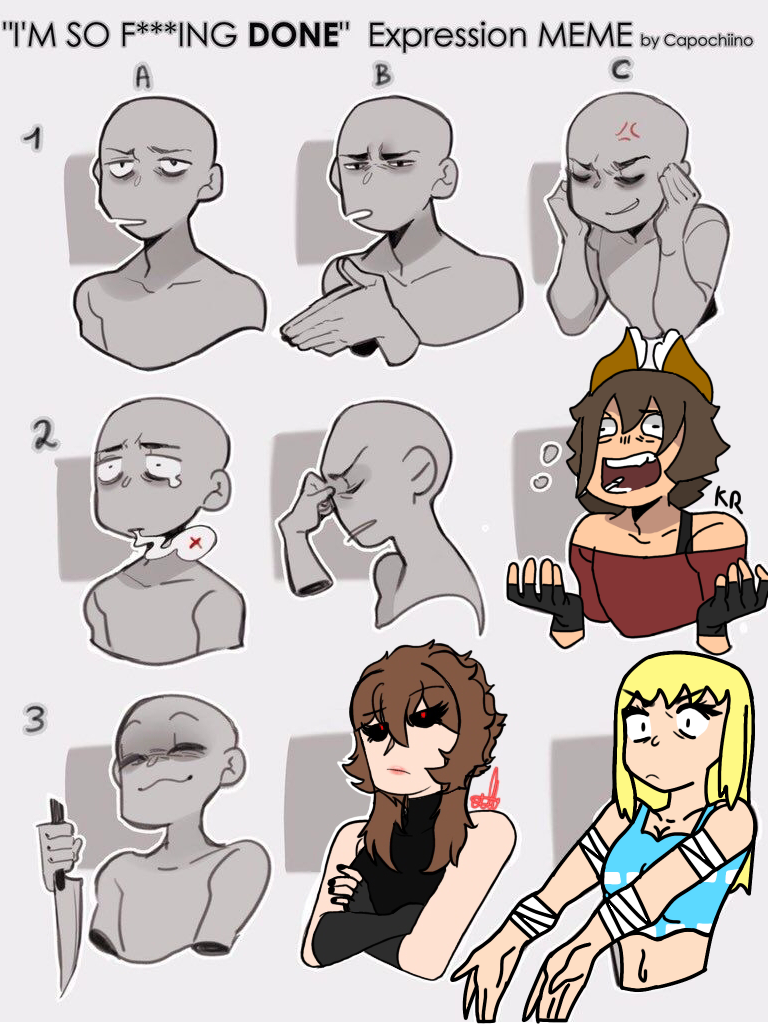 I’m so FUCKING DONE collab - ibisPaint