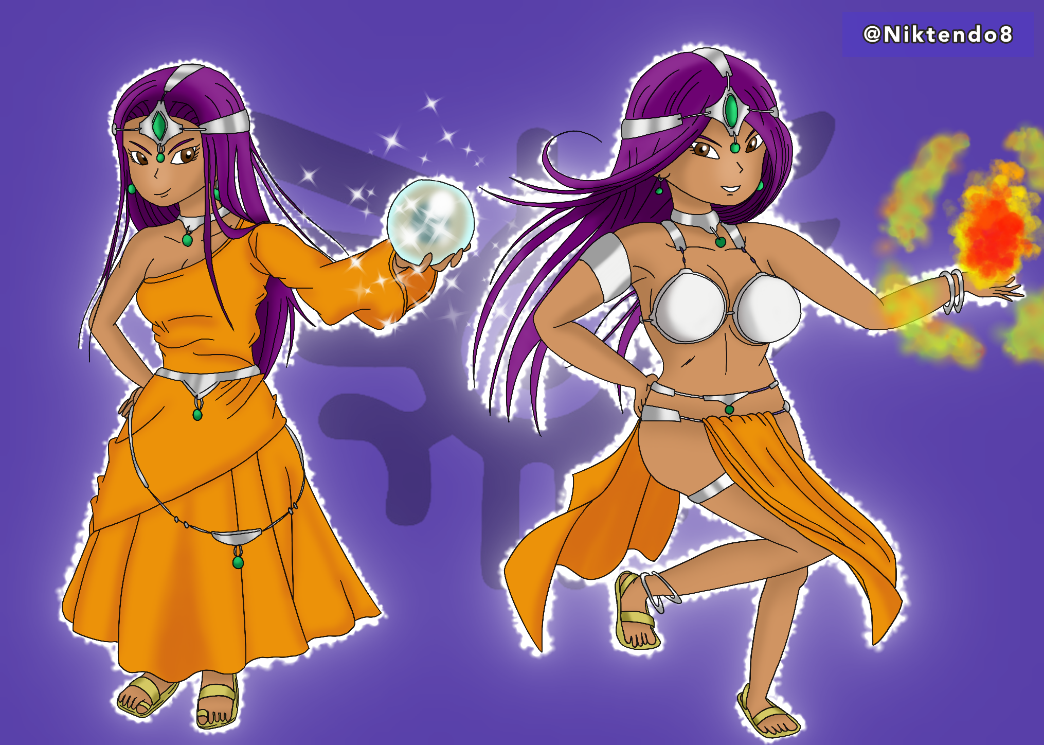 Meena and Maya - ibisPaint