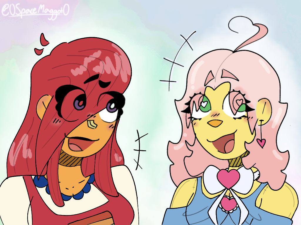 Girl talk - ibisPaint