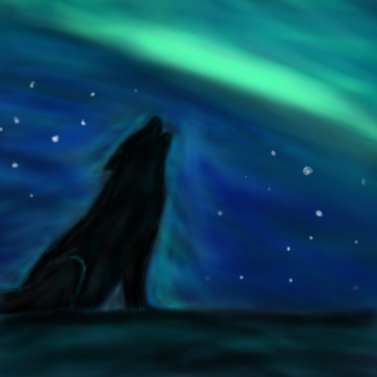 aura wolf - ibisPaint