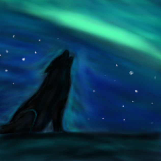 aura wolf - ibisPaint