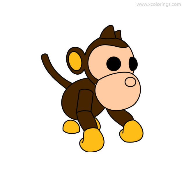 Monkey neon - ibisPaint