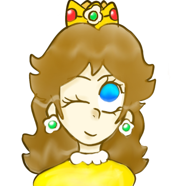redraw princess daisy - ibisPaint