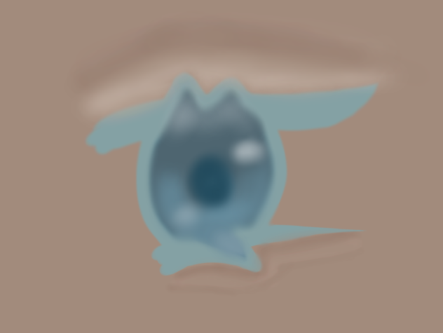 Weird spiky eye - ibisPaint