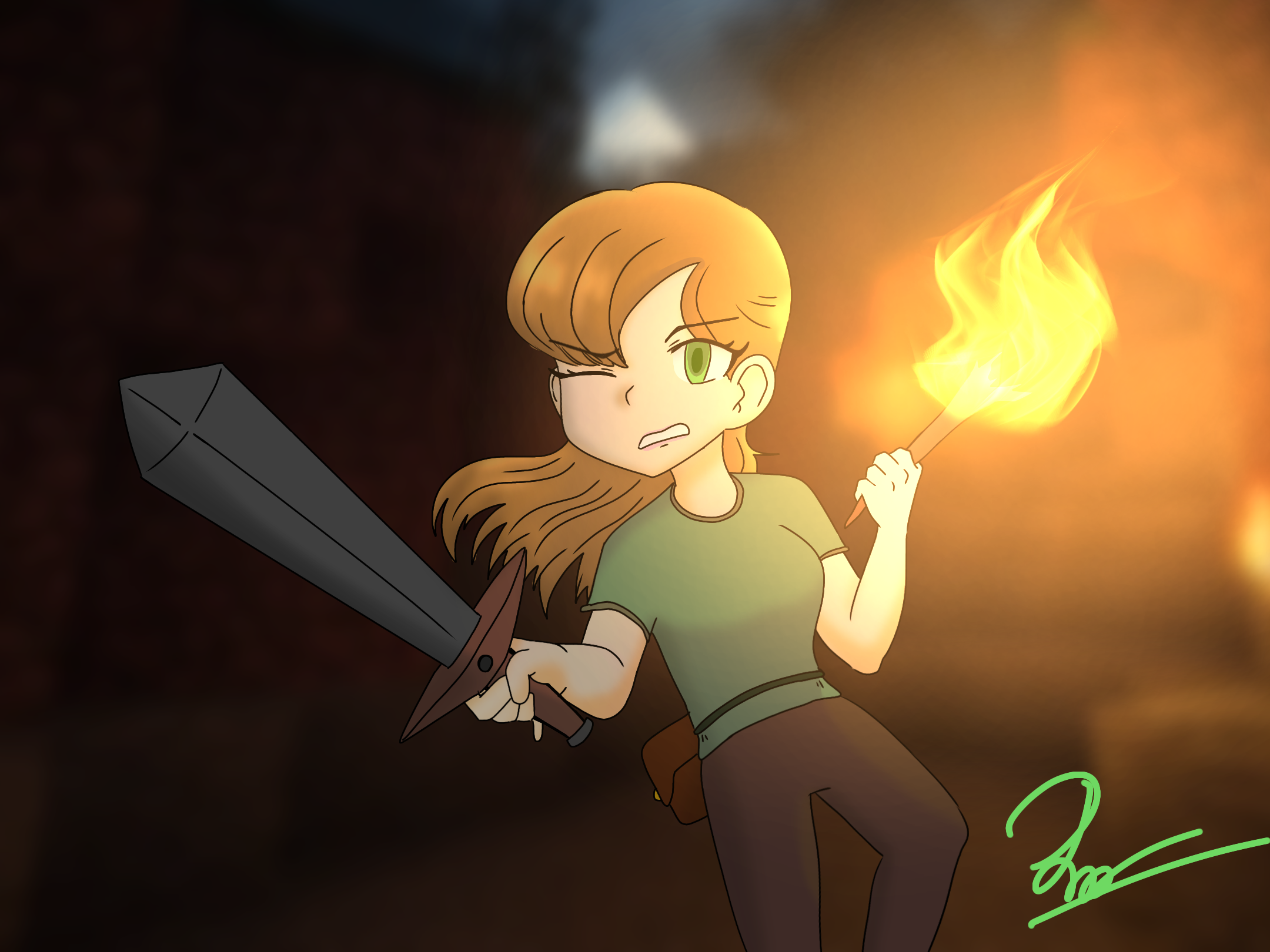 Alex remaster 🗡🔥 - ibisPaint