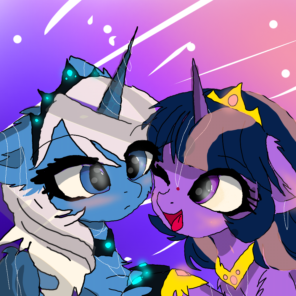 Twiligt and Luna By Naila - ibisPaint