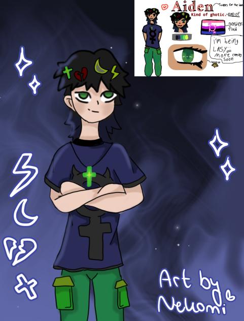 Free OC Comission for Kidcore fan!! 💙 - ibisPaint