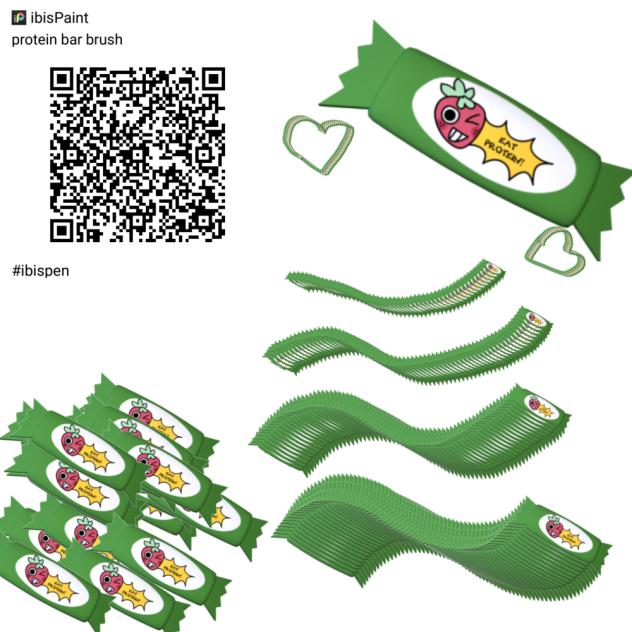 protein bar brush - ibisPaint