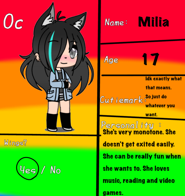 Gacha character for a comic - ibisPaint