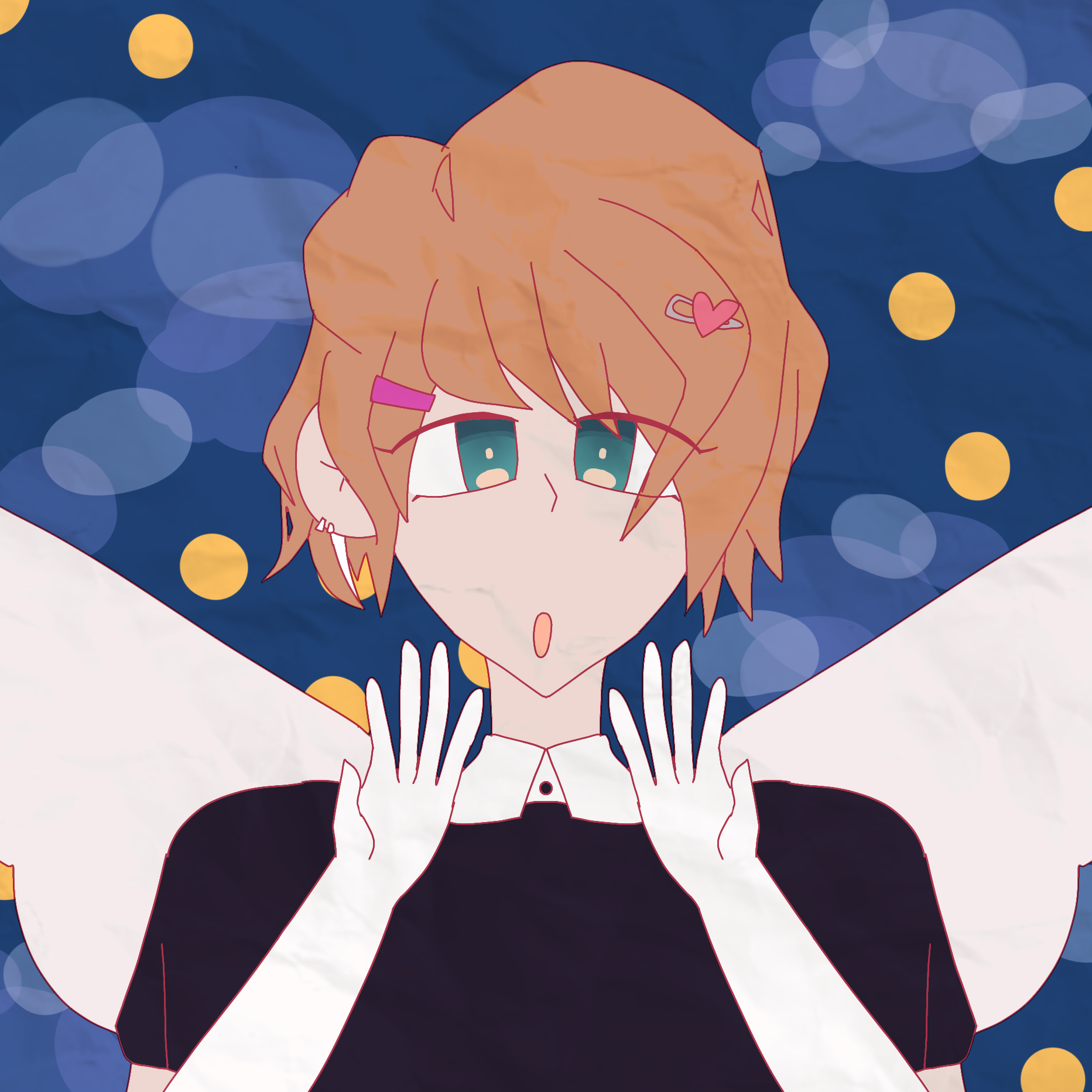 Femboy around stars - ibisPaint