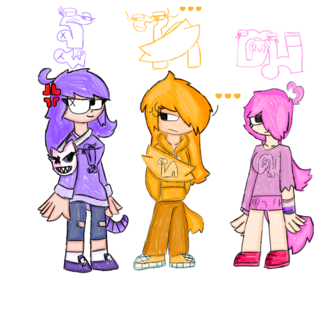 Thai alphabet lore in human - ibisPaint