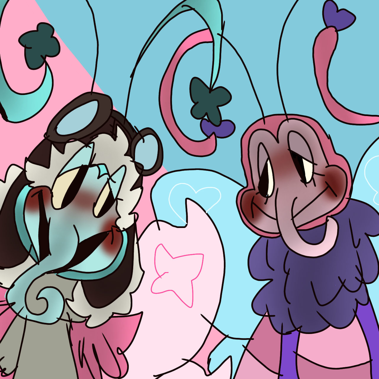 flutter 'n' flyte (Dandy's world) - ibisPaint