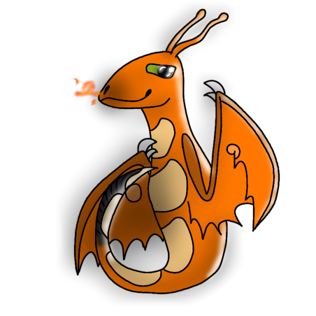 another quick dragon drawing - ibisPaint