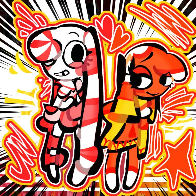 Kandi and Carrie, woohooo - ibisPaint