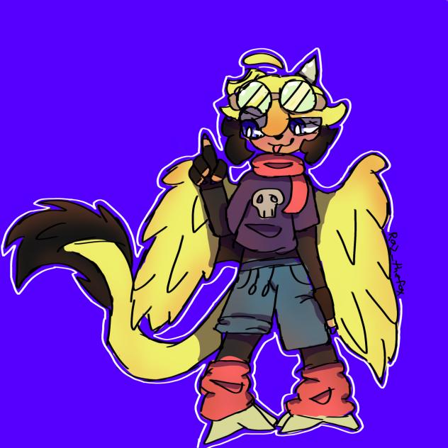 Anthro bird oc idk - ibisPaint