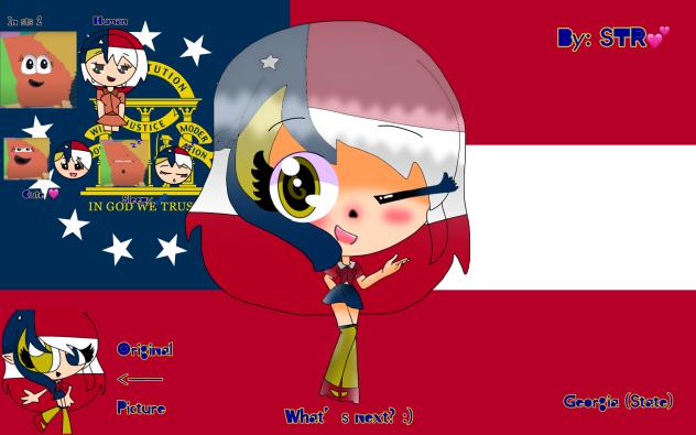 Georgia state as Human in my style (Rem) - ibisPaint