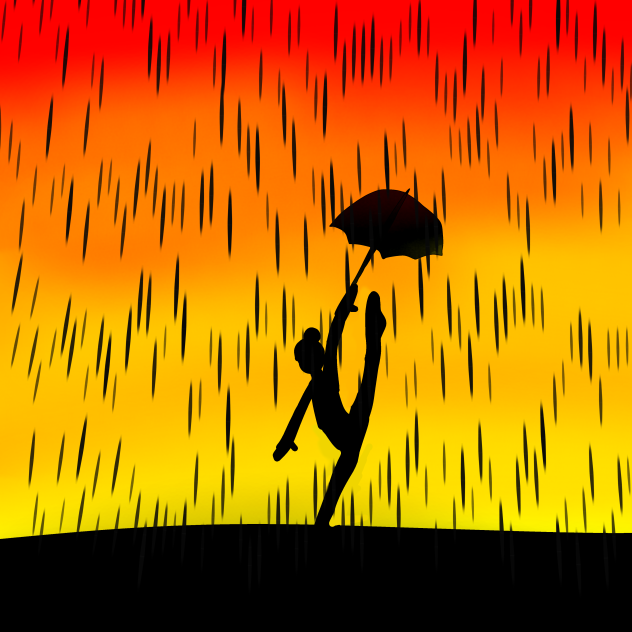 Raining fire ️😍 - ibisPaint