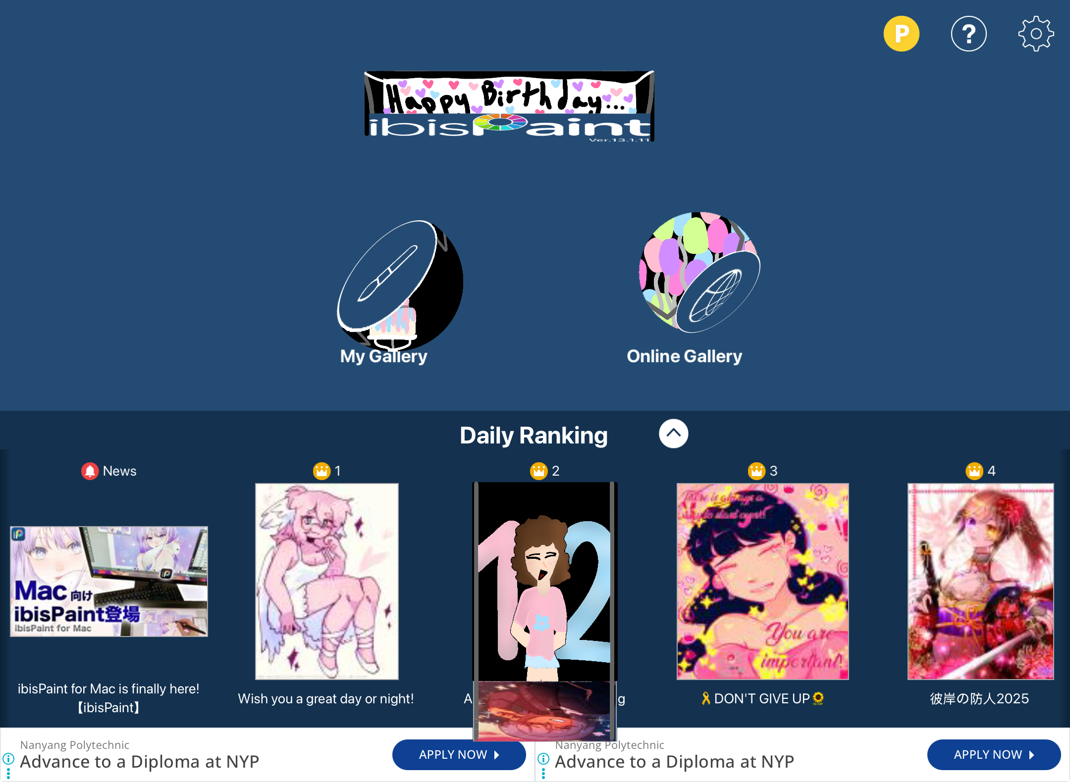 ITS MY BIRTHDAYYYYYY YAY - ibisPaint