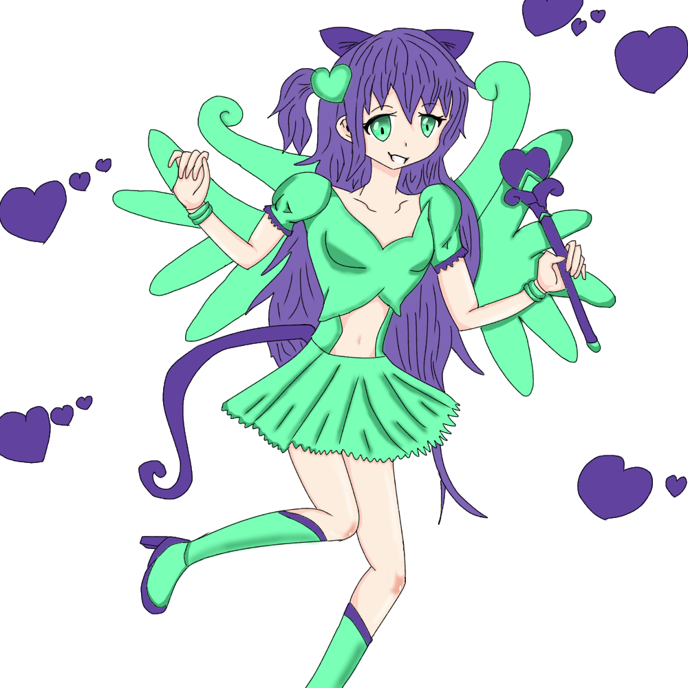 Magical cat girl - ibisPaint