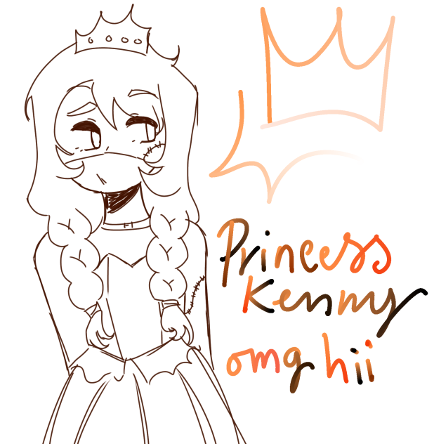 princess Kenny sketch - ibisPaint