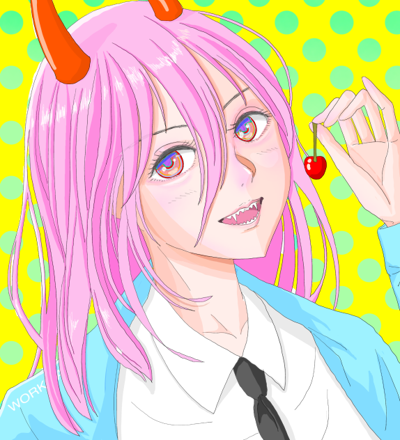 Power in the Chainsaw Man - ibisPaint