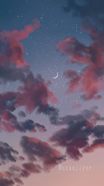 pretty clouds - ibisPaint