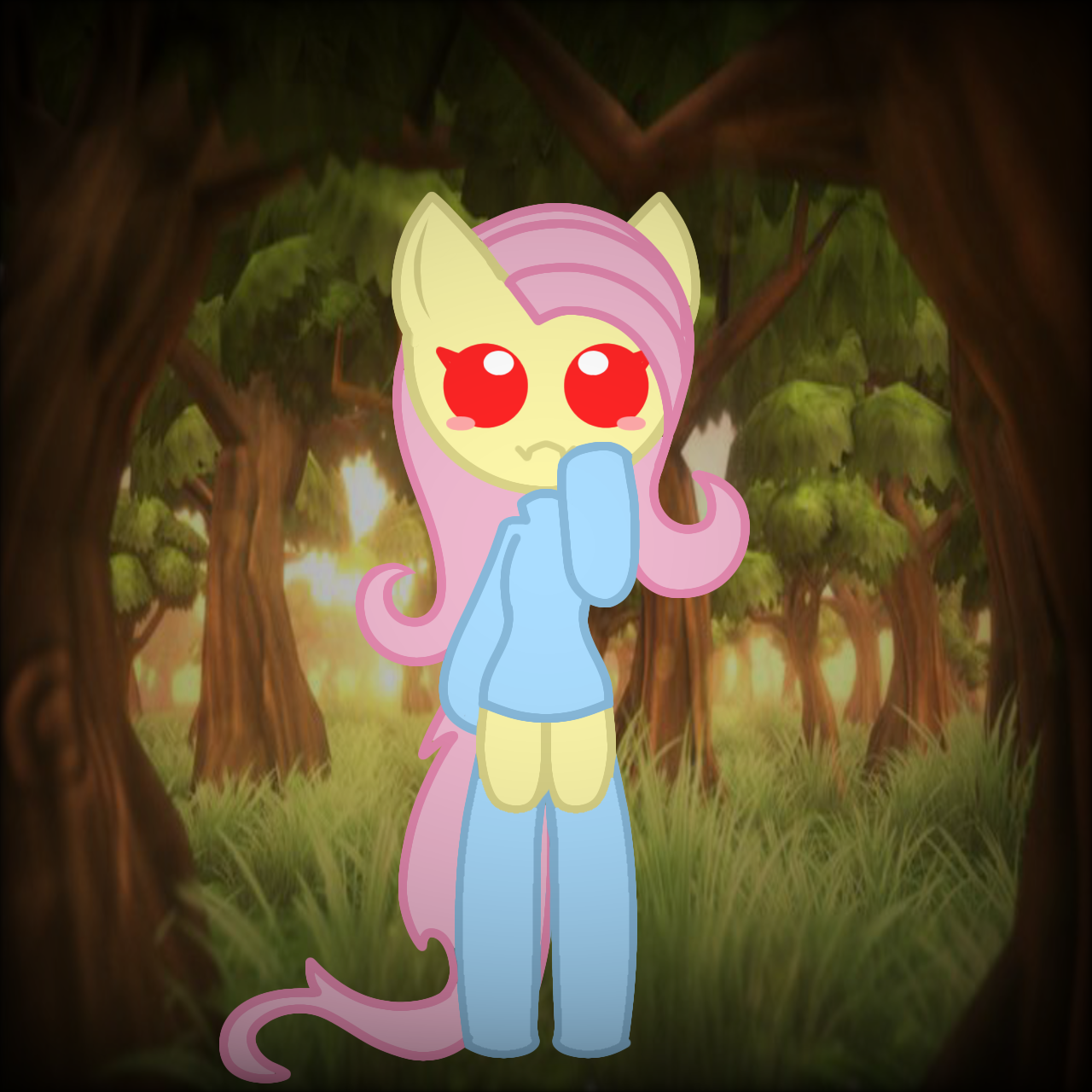 cute bat fluttershy - ibisPaint