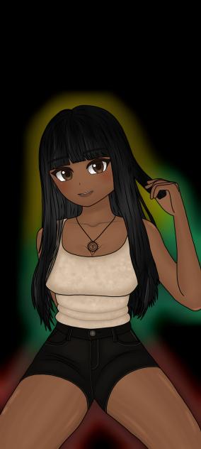 anacaona sentada - ibisPaint