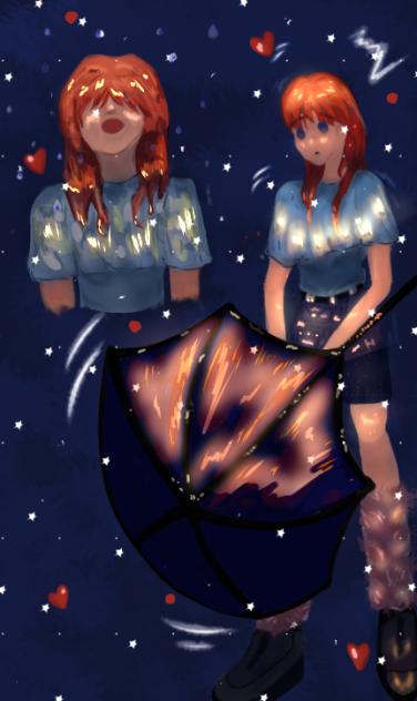 Star shower - ibisPaint