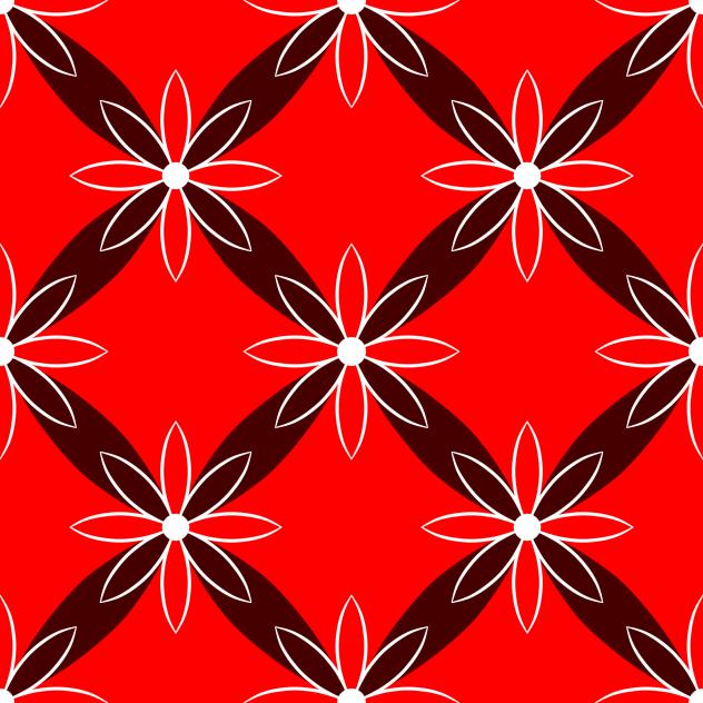 Tradicional pattern Red - ibisPaint