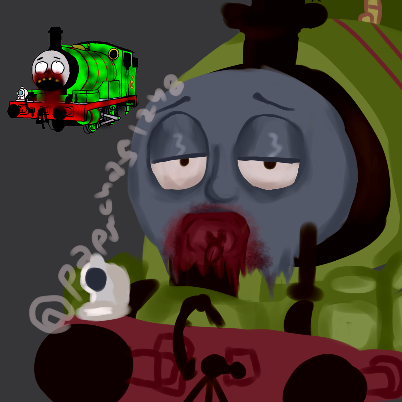 Thomas and Percy 🚂 - ibisPaint